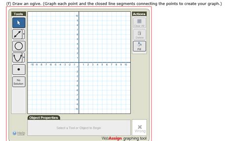 Solved Draw An Ogive Graph Each Point And The Closed Li Chegg