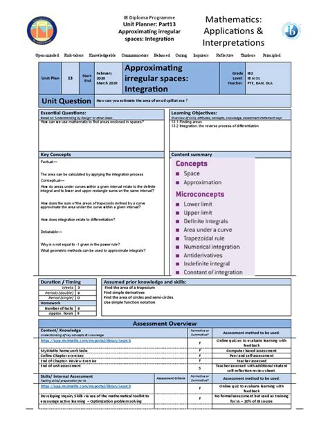Approximating Irregular Spaces Pdf Educational Assessment Integral