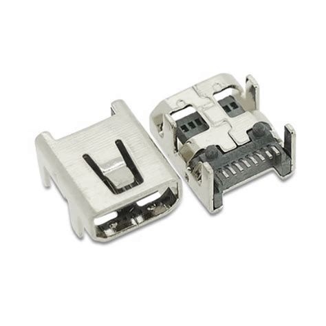 8p Receptacle Smt Mini Usb Socket China Manufacturer