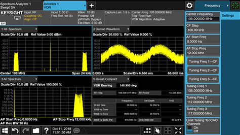 N9092em0e Avionics Measurement Application Multi Touch Ui Keysight