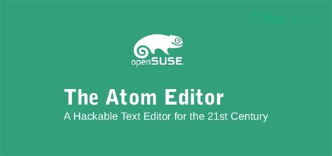 3 Ways To Install Atom Text Editor In Opensuse