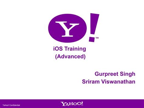 Ios Training Advanced Ppt