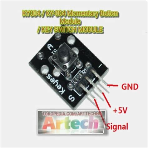 Ky004 Ky 004 Momentary Button Module Key Switch Module Lazada Indonesia