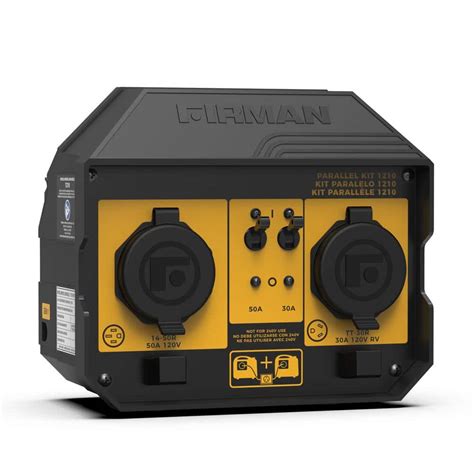 Firman 50 Amp 6000 Watt Portable Inverter Generator Parallel Connection Kit With Built In