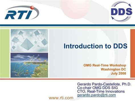 Real Time Data Distribution Service Dds Tutorial Omg
