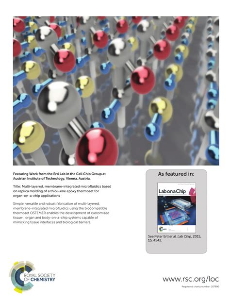 Pdf Multi Layered Membrane Integrated Microfluidics Based On Replica