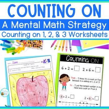 Counting On Addition Strategy Worksheets By Teaching Trove TpT
