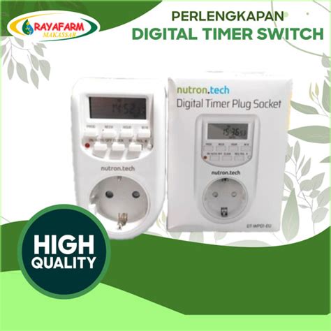 Jual Plug In Digital Timer Switch Weekly Programmable Electrical Timer Kota Makassar Raya