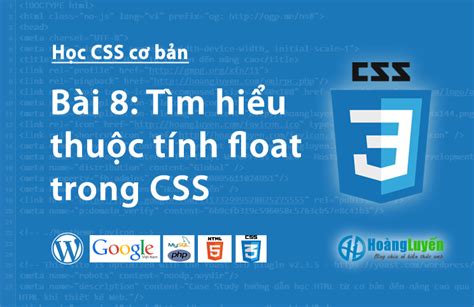 Học CSS Thuộc tính float trong CSS