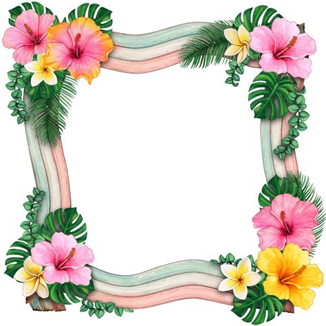 Luau Border Clipart
