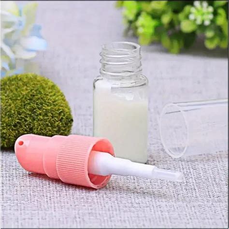 5개 팩 10ml 플라스틱 리필 가능 펌프 병 무향 여행 친화적 에센셜 오일 및 화장품 용기 빈 로션 및 샴 Temu