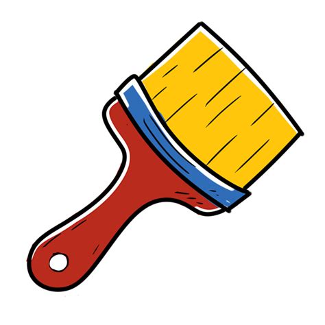 千库网劳动节工具刷子卡通元素编号12174277