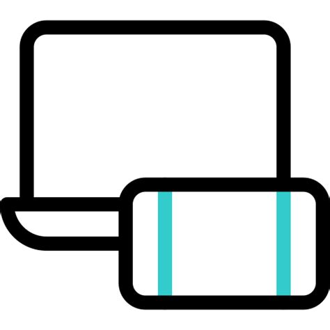 Laptop Basic Accent Outline Icon