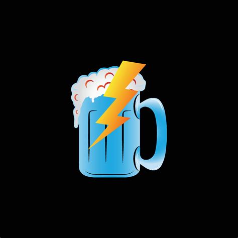 Creative Colorful Power Beer Logo Design Vector 6800204 Vector Art At