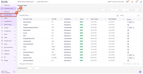 adding variables to document types scilife
