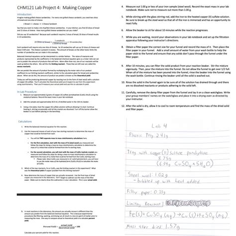 Solved Please Solve Questions 1 5 ﻿given The Lab Data And