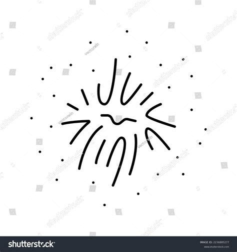 Scar Contractures Line Icon Vector Scar Stock Vector Royalty Free