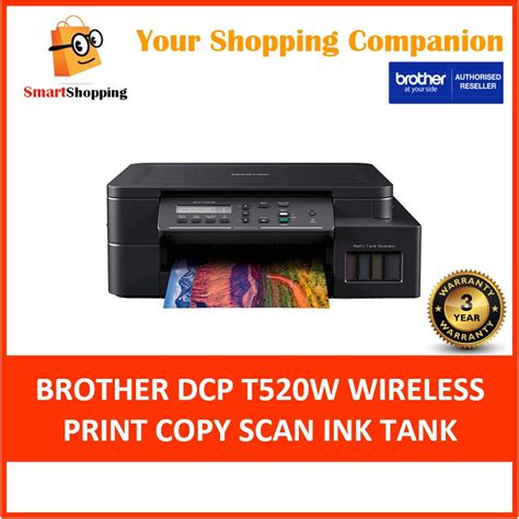 Brother DCP T520W DCP T520W Wireless LAN Wifi Direct Mobile Ink Tank Printer Refill Ink Print