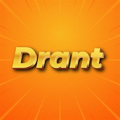 Premium Photo Drant Text Effect Gold  Attractive Background Card