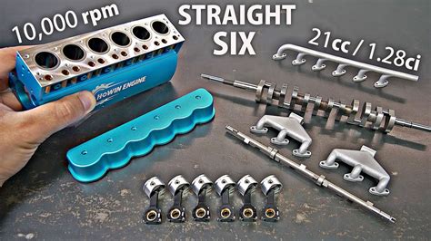 Assembling And Running A Miniature Inline 6 Engine Ford 300 Style Youtube