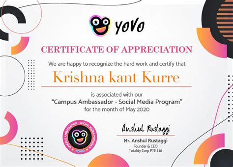 Krishna Kant Kurre On Linkedin Completed Successfully Completion