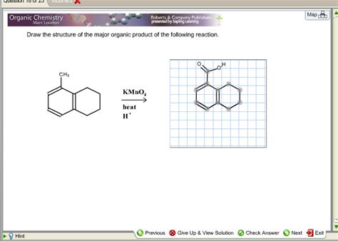 Solved Draw The Structure Of The Major Organic Product Of