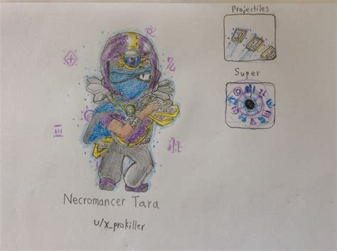 New Tara Skin Idea Necromancer Tara Rbrawlstars