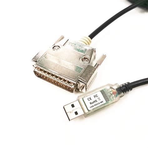Usb To Rs232 Db25 Male Cnc Programming Cable Usb To Rs232 Cable Db25