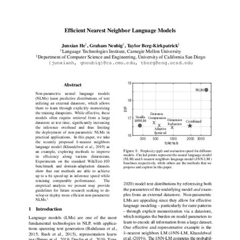 Efficient Nearest Neighbor Language Models Acl Anthology
