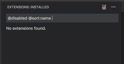 Extensions Disabled Sortname Query Does Not Work · Issue 35194