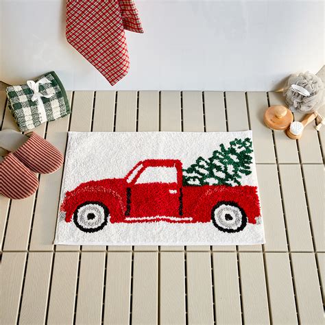 크리스마스 트럭 발매트white 4060bg9123002 이랜드몰