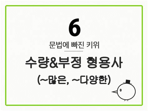 [영어 기초 문법] 형용사 6 수량and부정 형용사 ~많은 ~다양한 네이버 블로그