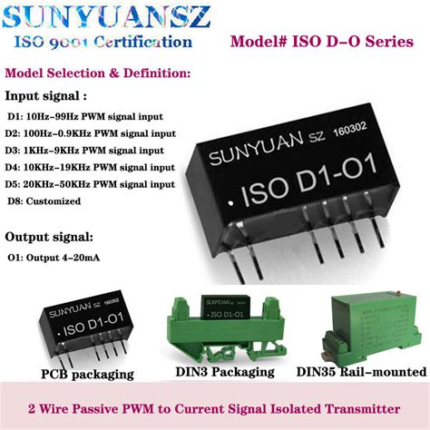 Passive Signal Isolation Module Pwm Signal To 4 20ma Signal Converter