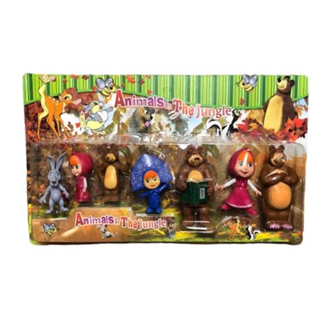 Фигурки Маша и Мечока 7 броя