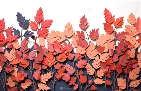 단풍의 종이 오려내기 가을 높은 해상도 나뭇잎 배경 일러스트 및 사진 무료 다운로드 Pngtree