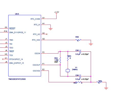 TMS C External Crystal Circuit With OSCVss Grounded By Mistake What Problems Can I