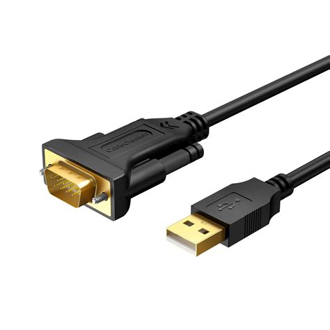 GetUSCart CableCreation USB To RS Adapter With PL Chip Pack Feet Gold Plated DB