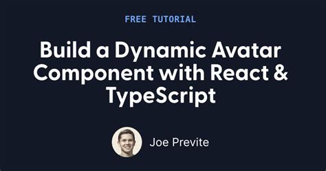 Tutorial Build A Dynamic Avatar Component With React And Typescript Rreactjs