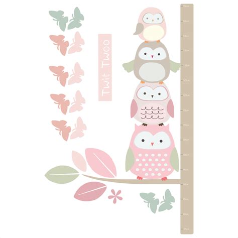 Springtime Owl Height Chart