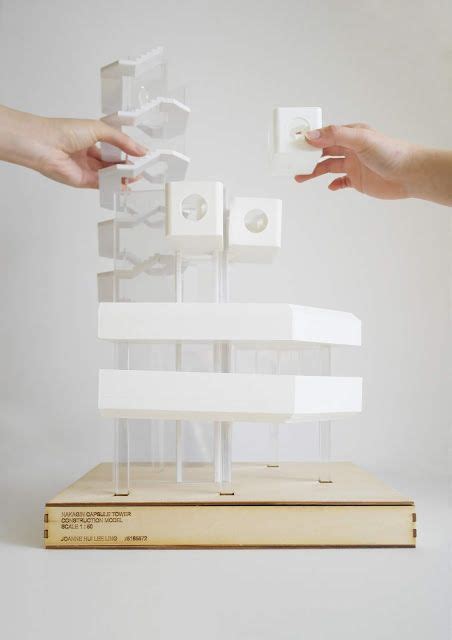 Nakagin Capsule Tower Exploded Physical Model