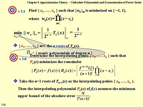 Chapter 8 Approximation Theory Chebyshev Polynomials And Economization