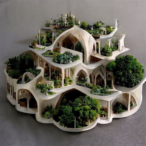 Wonderful Ai Generated Architectural Concepts Fused With Green Spaces By Celeste Architecture