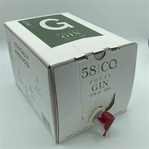 58 And Co London Dry Gin 5l Bib Inn Express