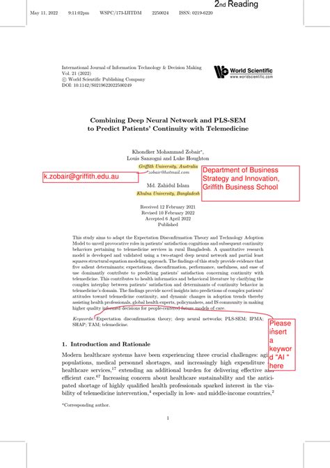 Pdf Combining Deep Neural Network And Pls Sem To Predict Patients Continuity With Telemedicine