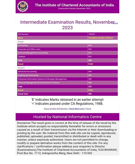 Atharva Chitale On Linkedin Happy To Share That I Cleared Ca Intermediate Both Groups In First…