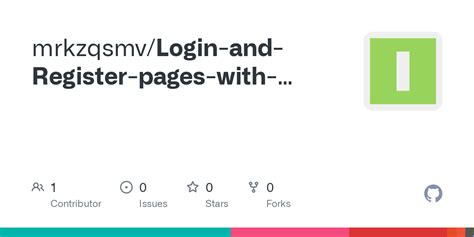 Github Mrkzqsmv Login And Register Pages With Flutter And Dart