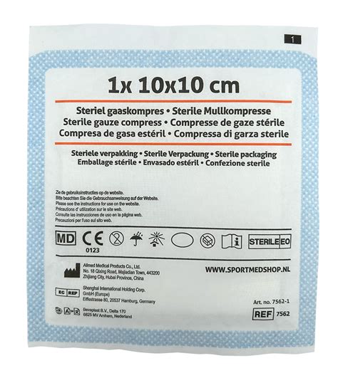 Bevaplast Steriel Gaas Kompres 10 X 10 Cm Sportmed