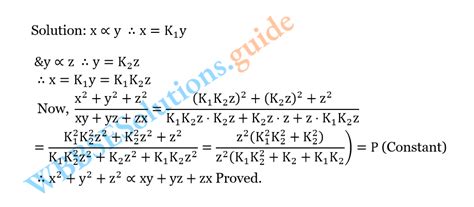 Wbbse Solutions For Class 10 Maths Chapter 13 Variation Exercise 131 Wbbse Solutions