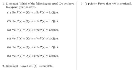 solved 1 3 points which of the following are true do not
