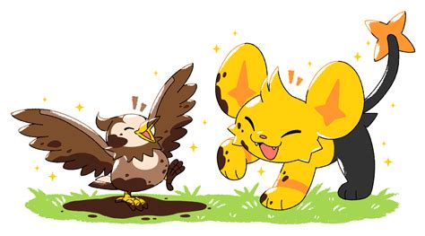 Gotchibam Shinx Starly Nintendo Pokemon Commentary Commission English Commentary Ko Fi